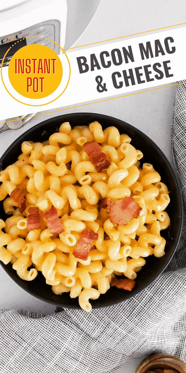 Pressure Cooker Bacon Mac and Cheese