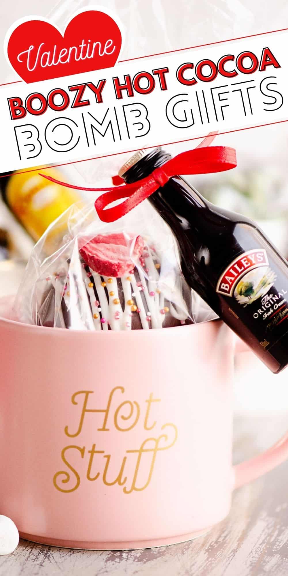 Boozy Hot Cocoa Bomb Valentine Gift Idea