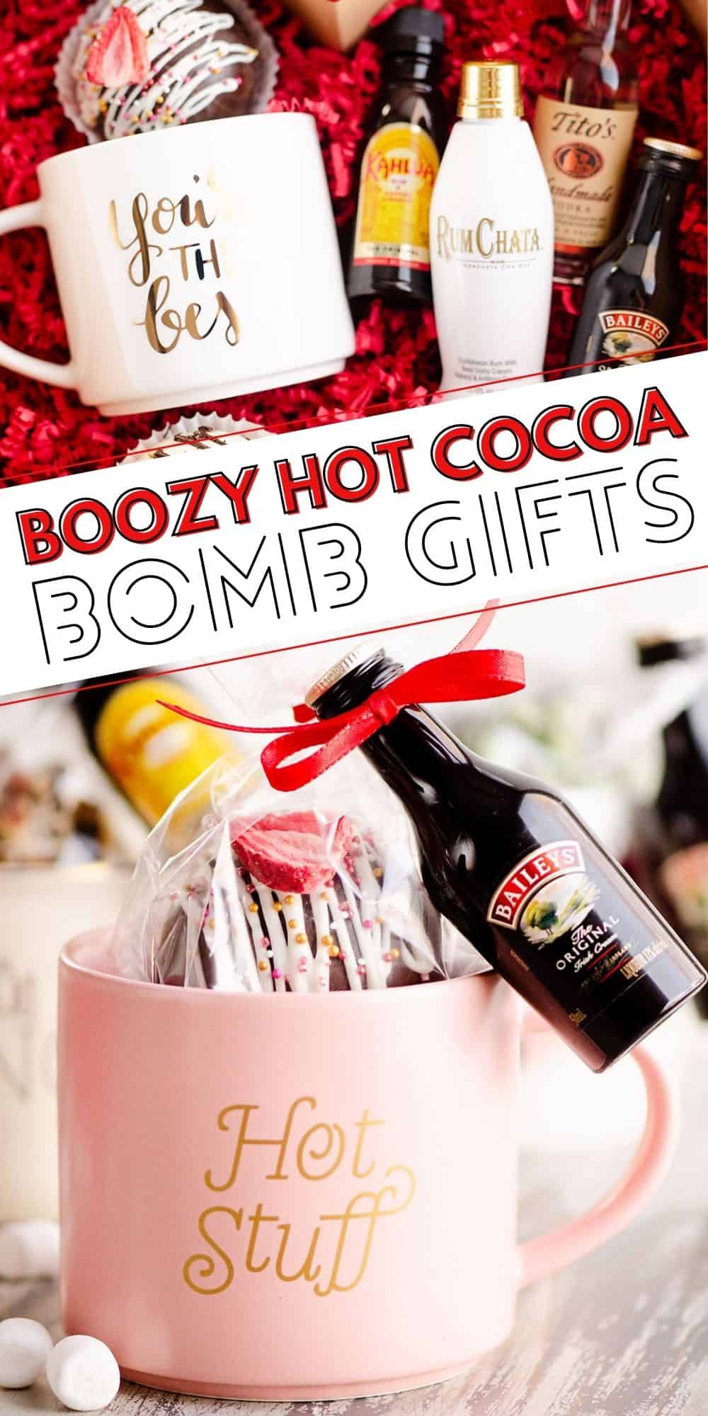 Boozy Hot Cocoa Bomb Valentine Gift Idea