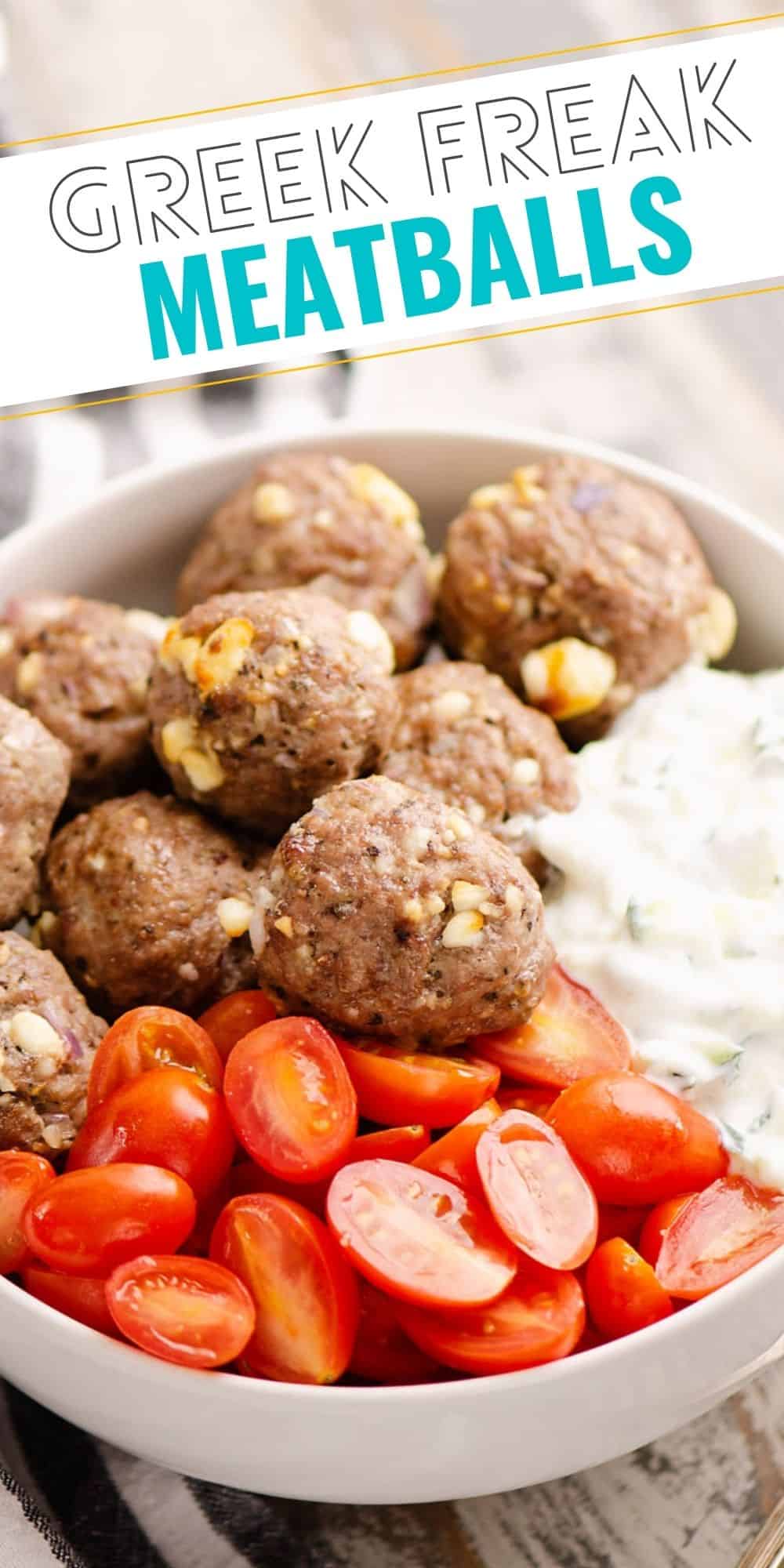 Easy Greek Freak Meatballs