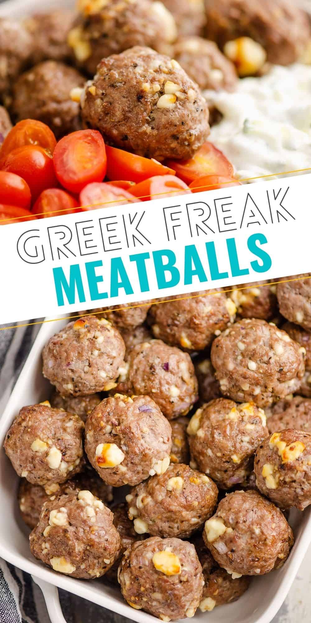 Easy Greek Freak Meatballs