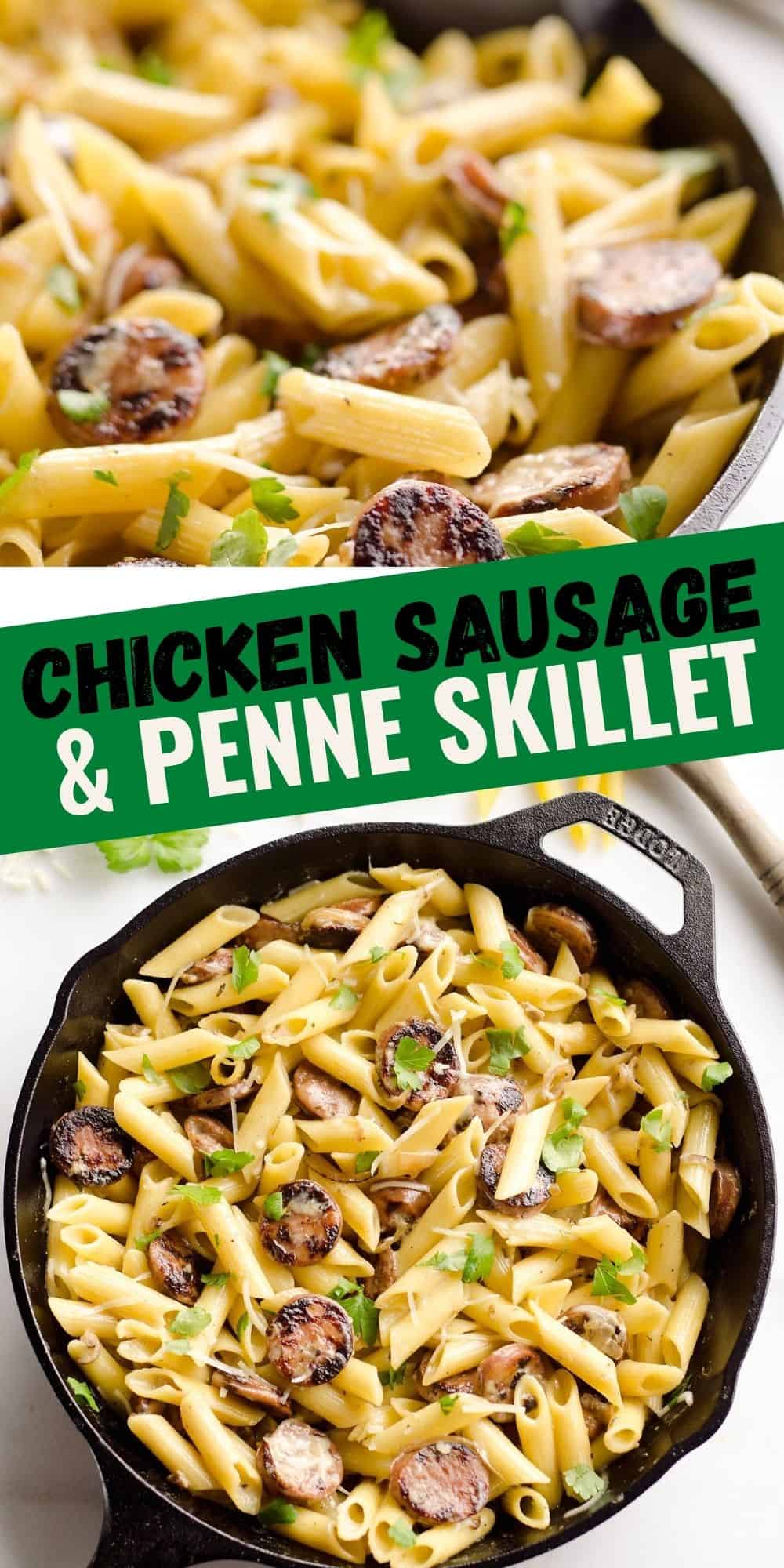 Chicken Sausage & Pasta Skillet