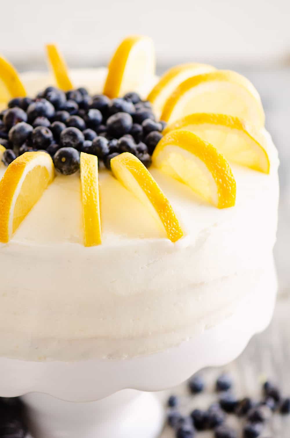 Blueberry Lemon Layer Cake