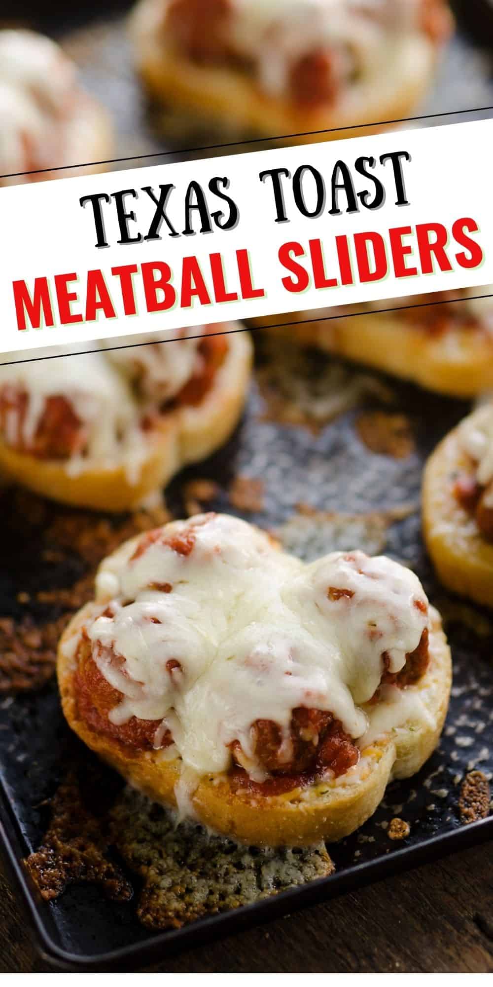 Cheesy Texas Toast Meatball Sliders - 20 Minute Meal
