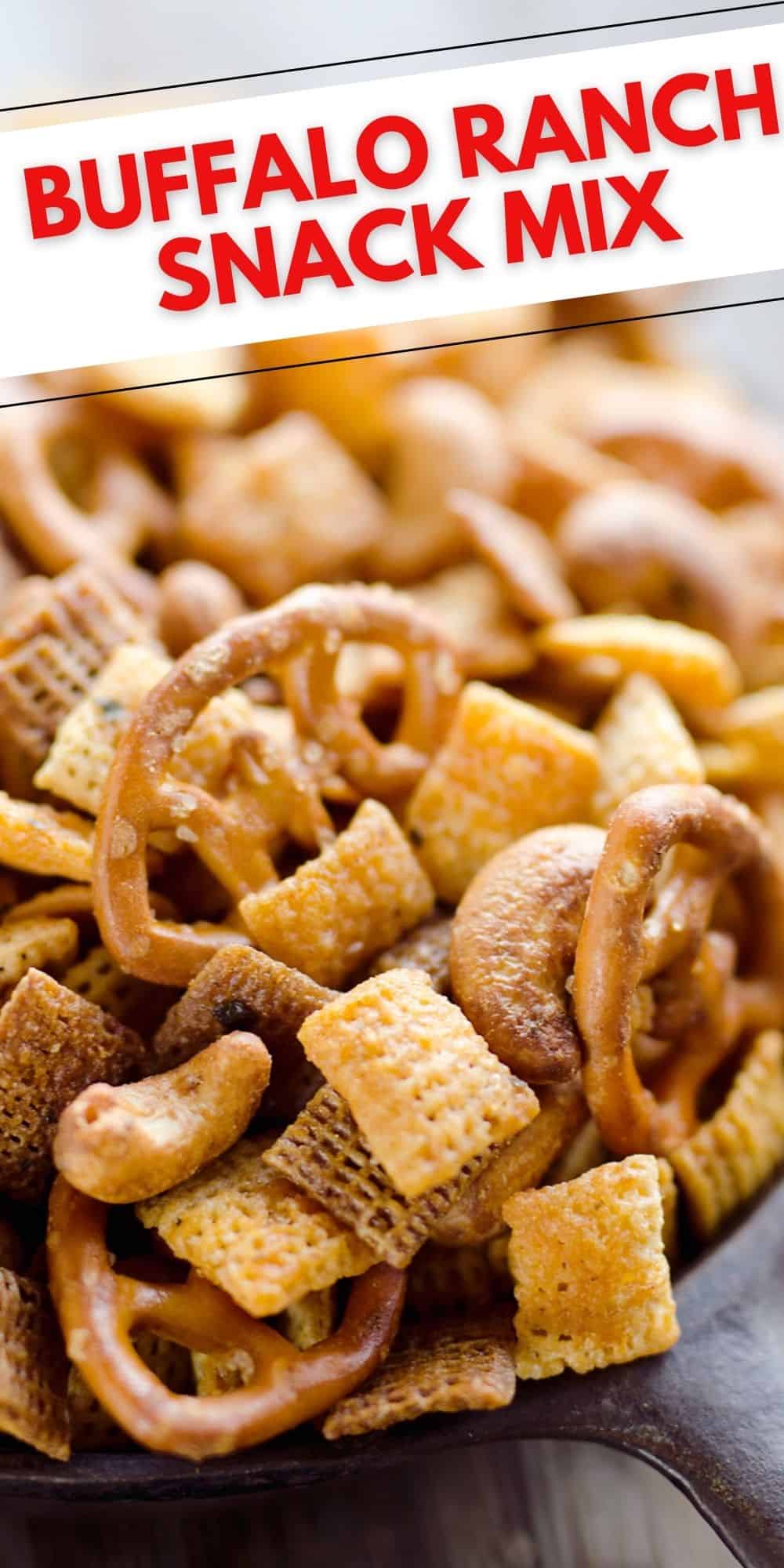 Buffalo Ranch Snack Mix | Party Chex Mix