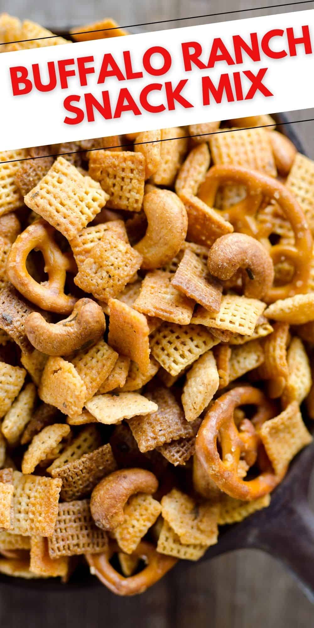 Buffalo Ranch Snack Mix | Party Chex Mix
