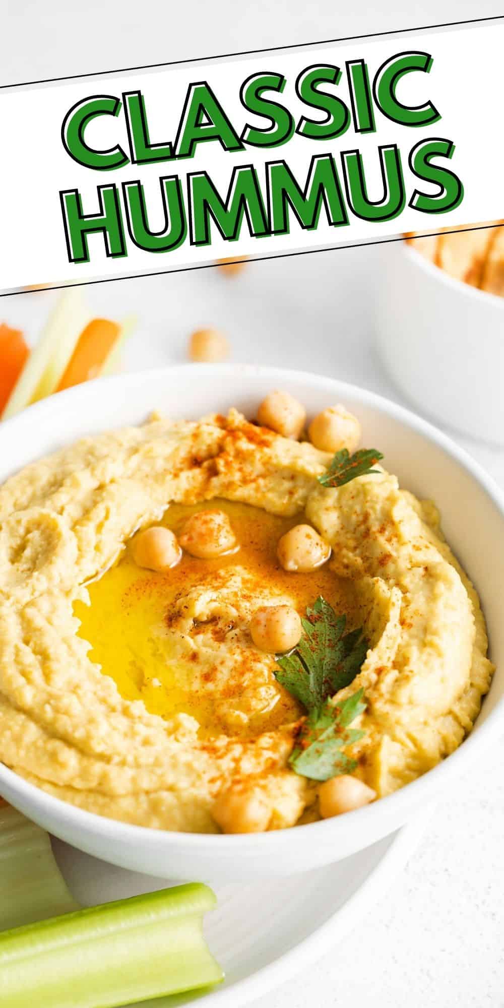 Classic Hummus Recipe Homemade Hummus Made Simple