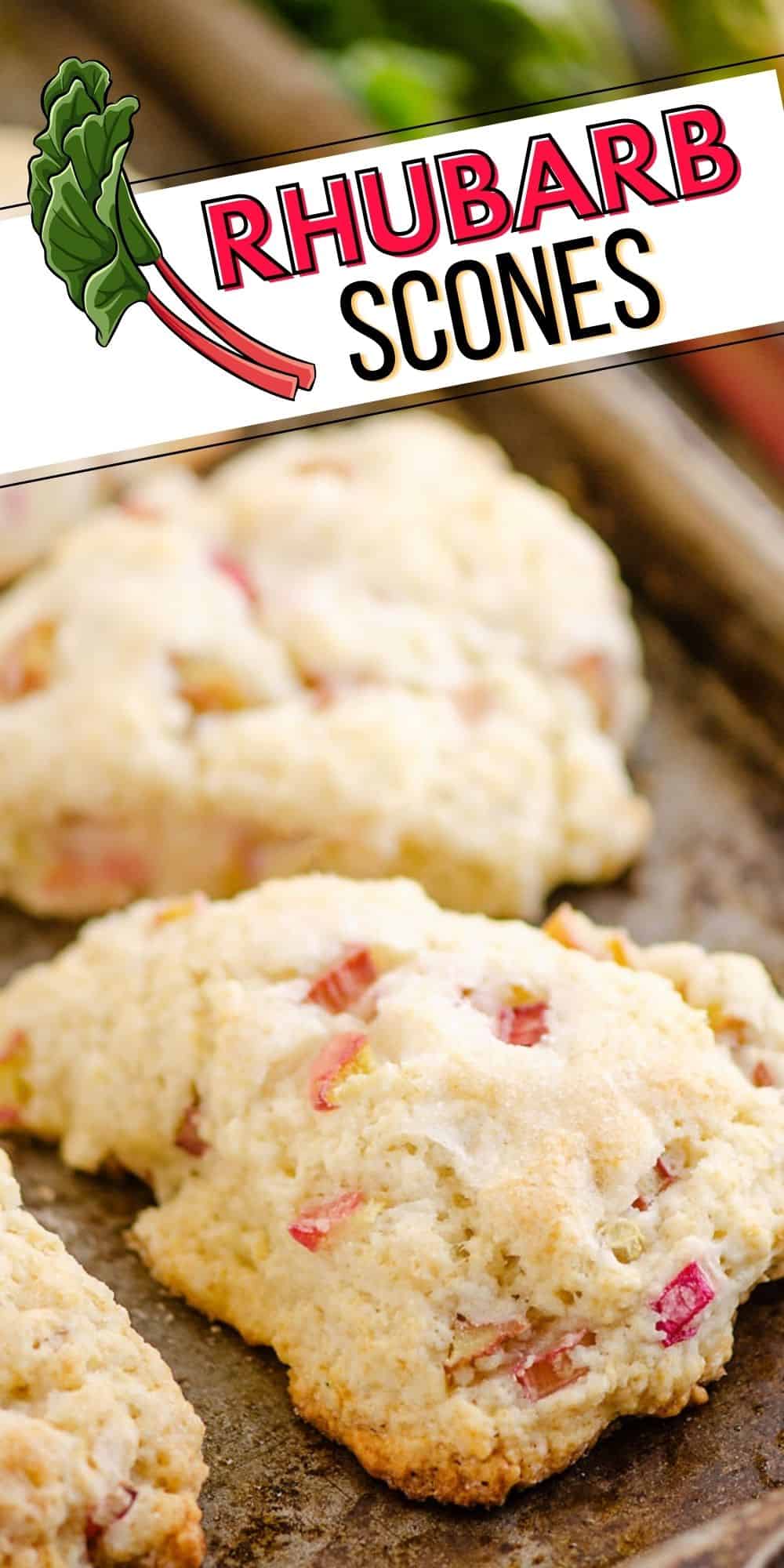Easy Rhubarb Scones | A Super Simple Scone Recipe