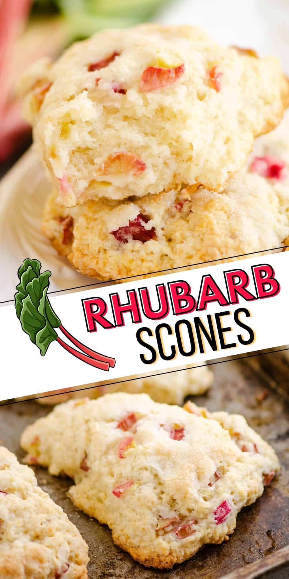 Easy Rhubarb Scones | A Super Simple Scone Recipe