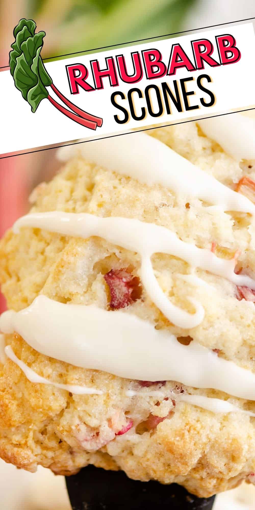 Easy Rhubarb Scones | A Super Simple Scone Recipe