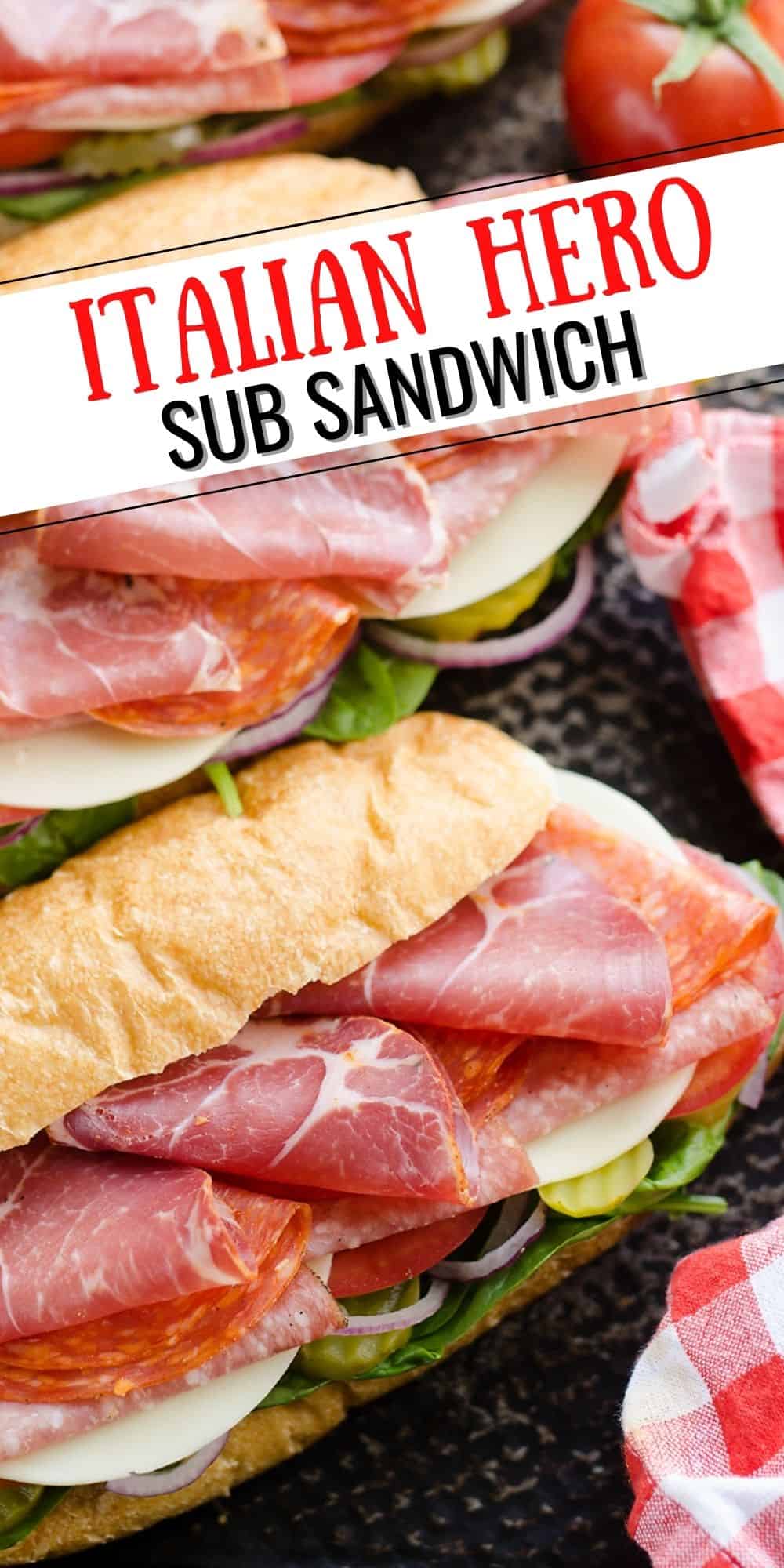 Italian Hero Sub Sandwich - Subway Copycat
