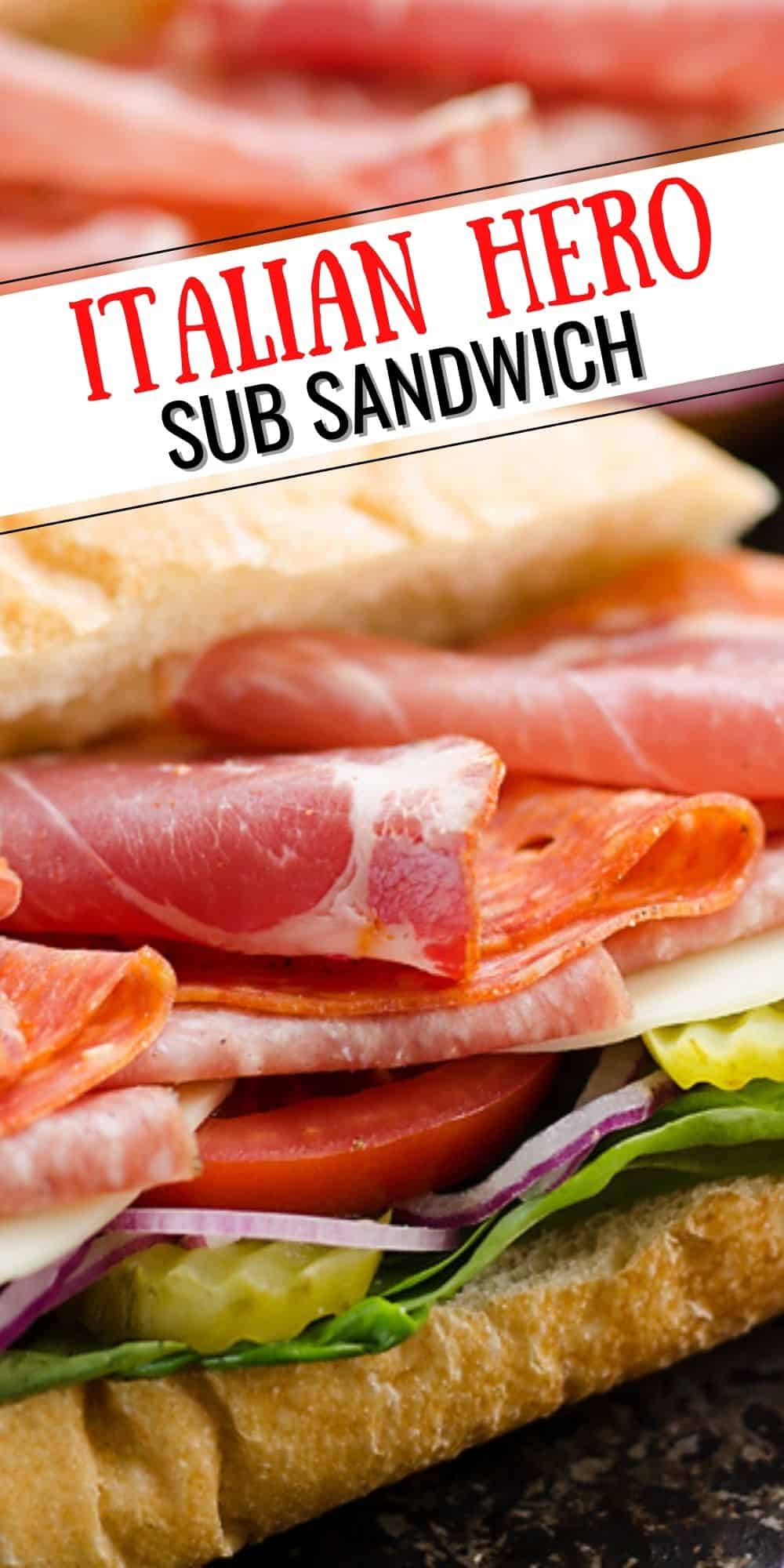 Italian Hero Sub Sandwich - Subway Copycat