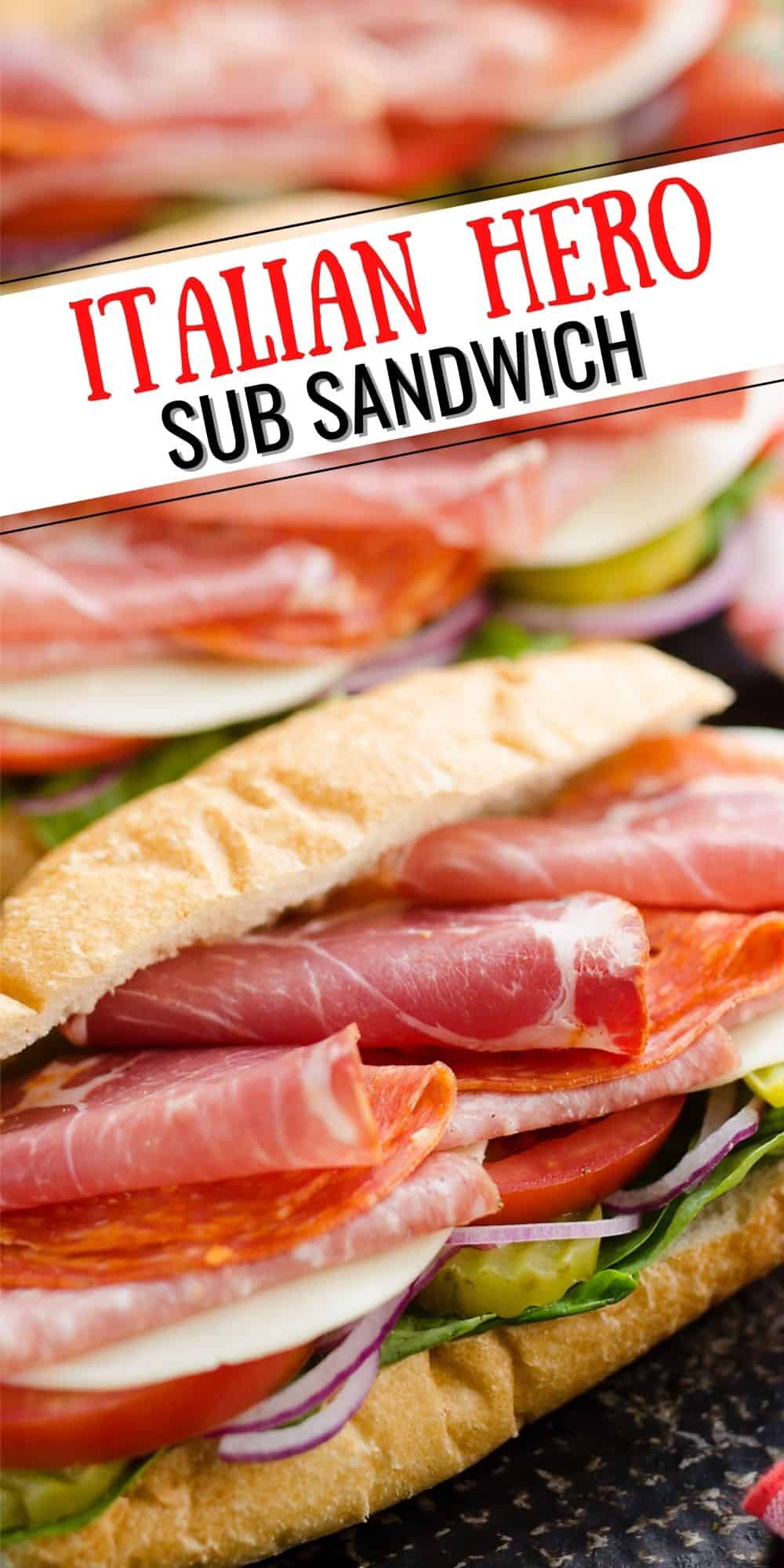 Italian Hero Sub Sandwich - Subway Copycat