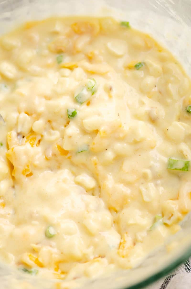 Cheesy Corn Fritters