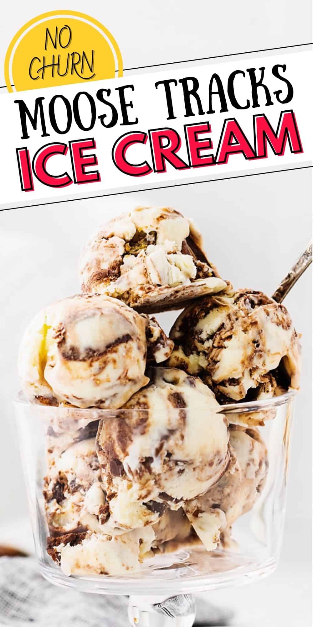 Moose Tracks No Churn Ice Cream | Homemade Ice Cream Recipes