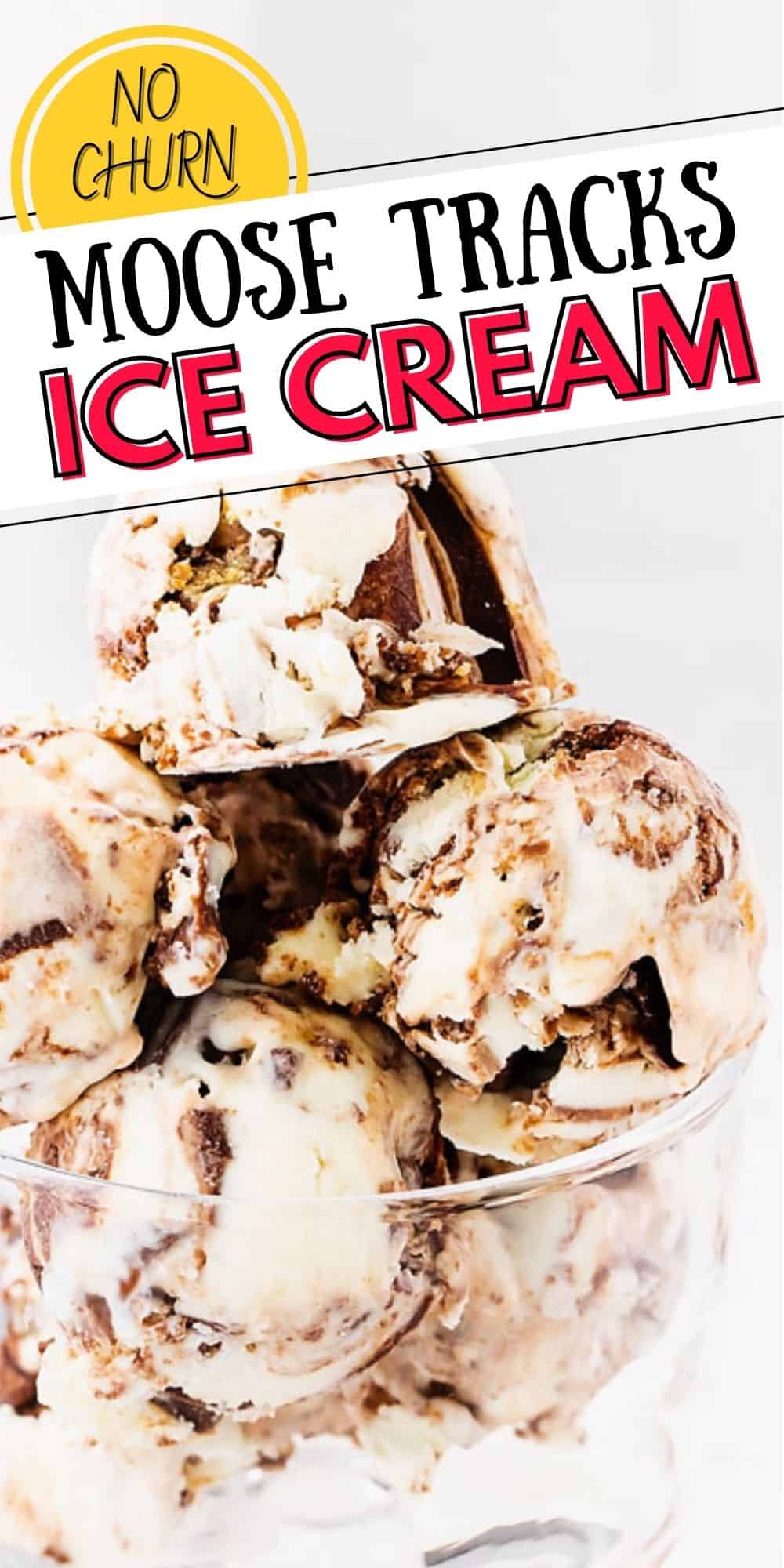 Moose Tracks No Churn Ice Cream | Homemade Ice Cream Recipes