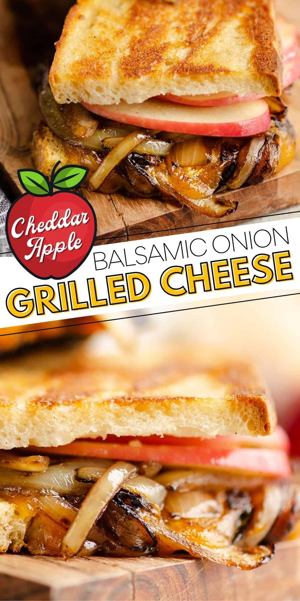 Apple Balsamic Onion Grilled Cheese