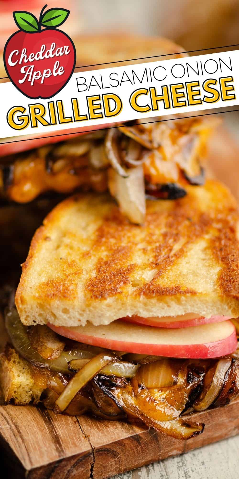 Apple Balsamic Onion Grilled Cheese