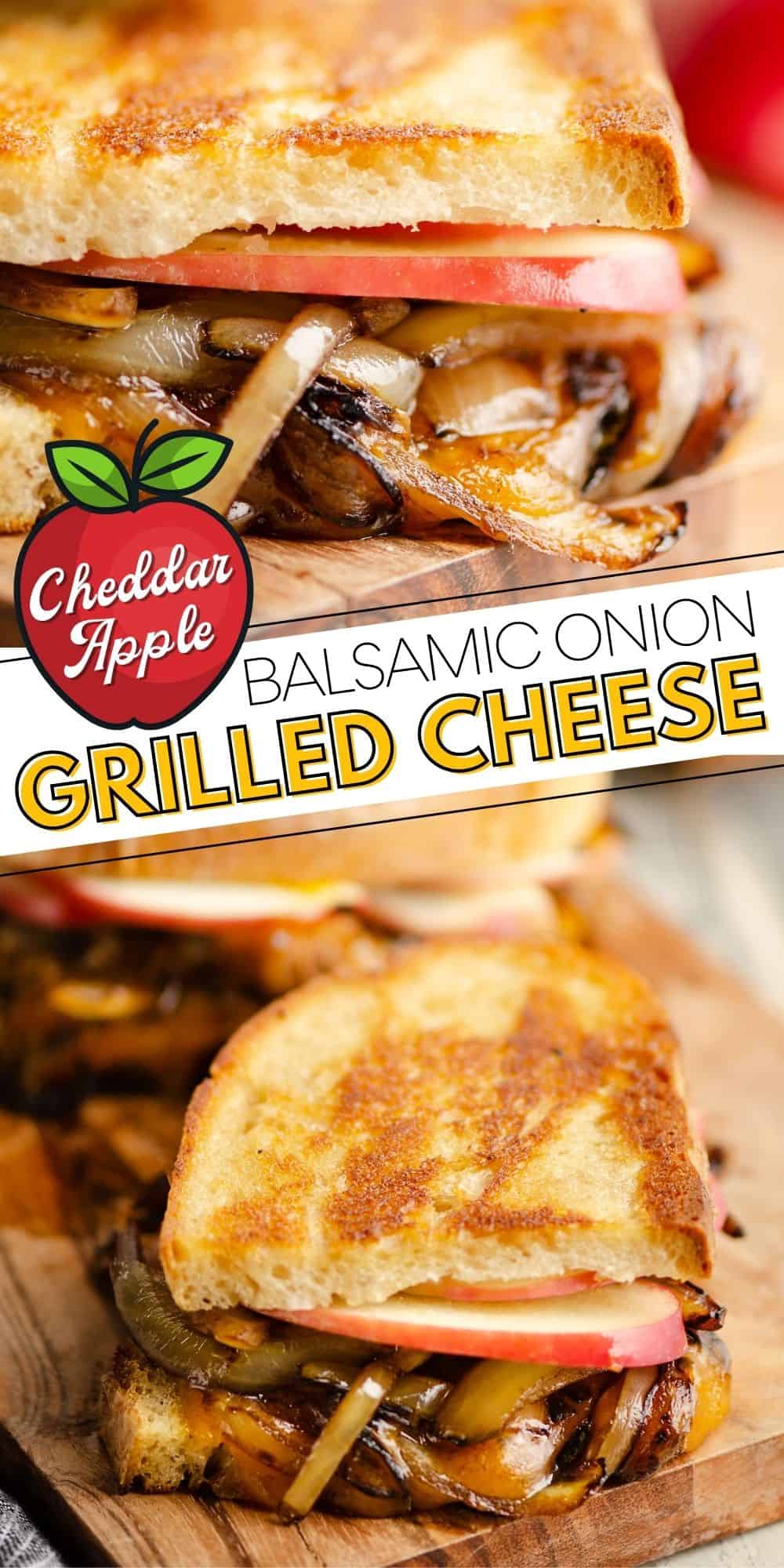 Apple Balsamic Onion Grilled Cheese