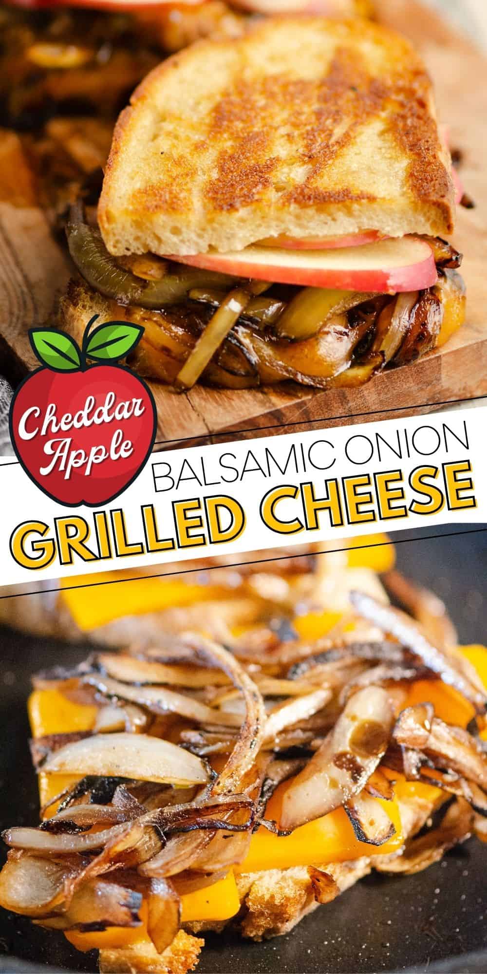 Apple Balsamic Onion Grilled Cheese