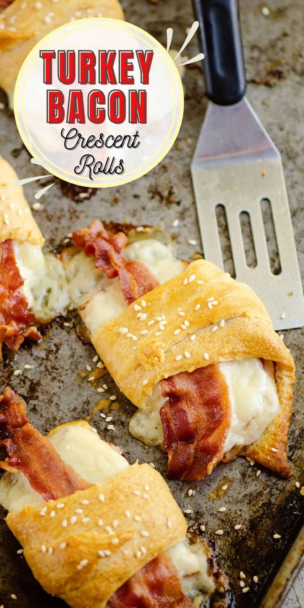 Turkey Bacon Swiss Crescent Rolls