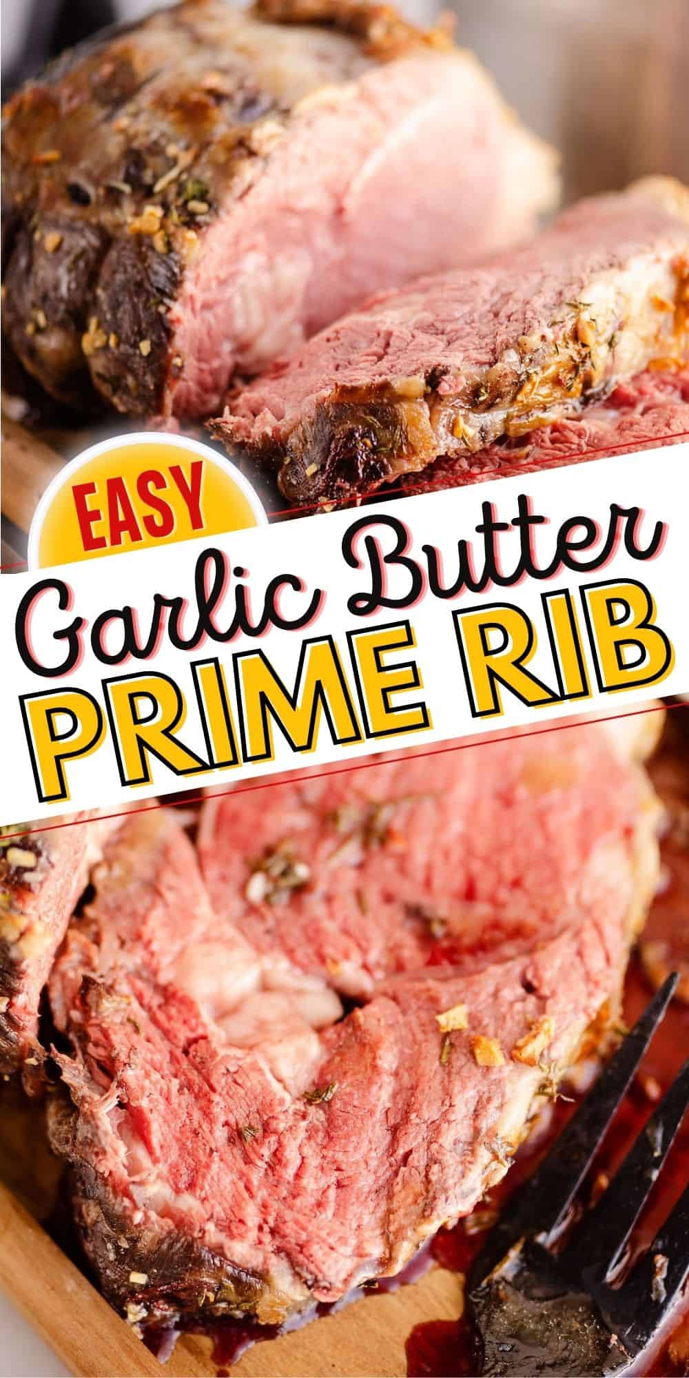 Garlic Butter Prime Rib