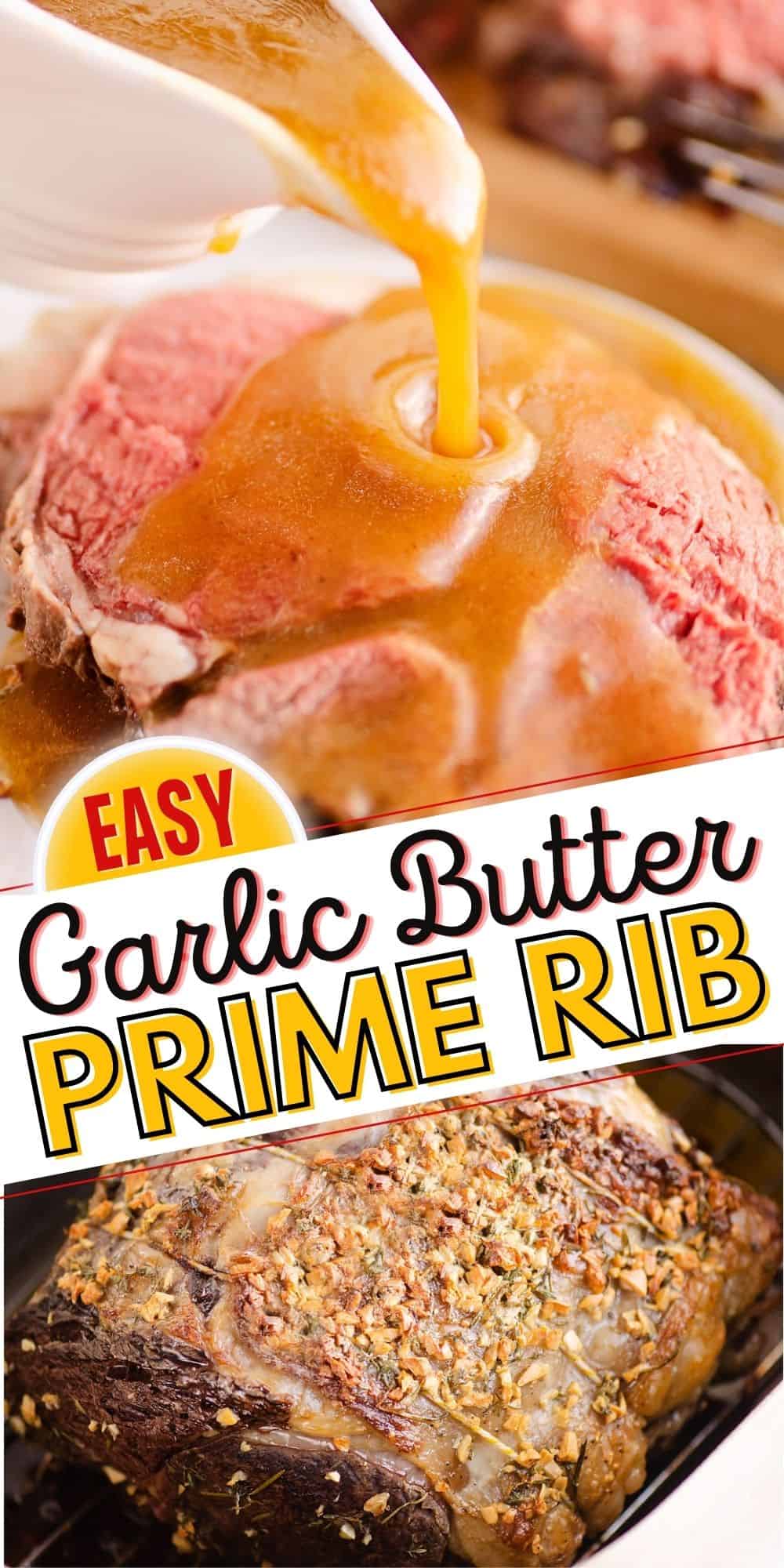 Garlic Butter Prime Rib