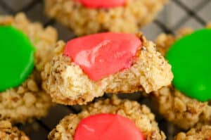 Walnut Thumbprint Cookies with Frosting