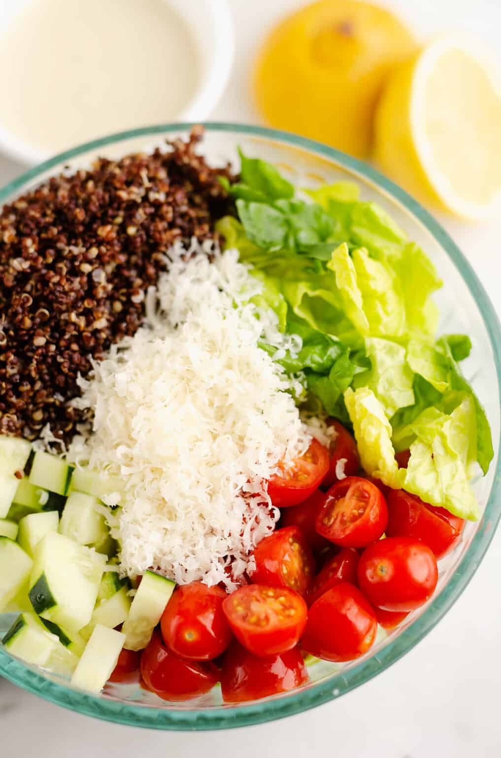 Chopped Vegetable Caesar Salad