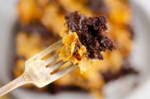 Honey Roasted Cornflake Brownies