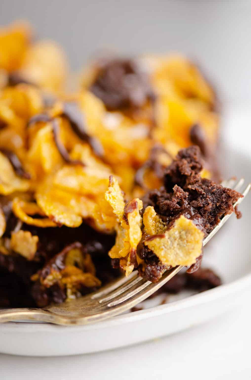 Honey Roasted Cornflake Brownies