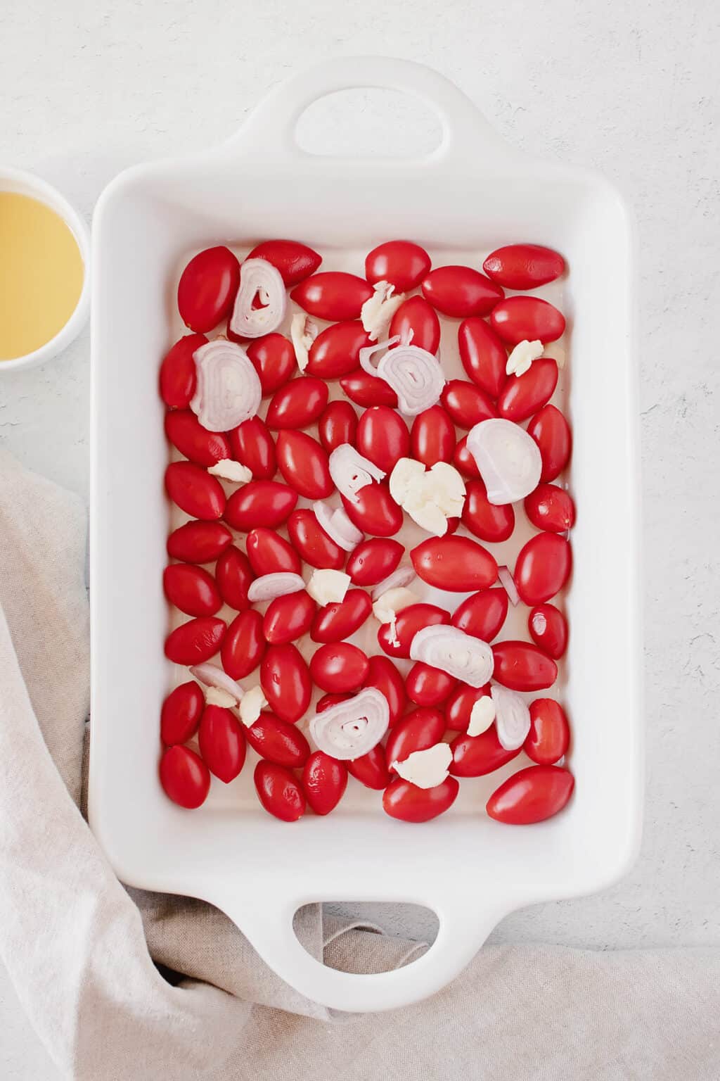 Roast Tomato Mozzarella & Basil Appetizer