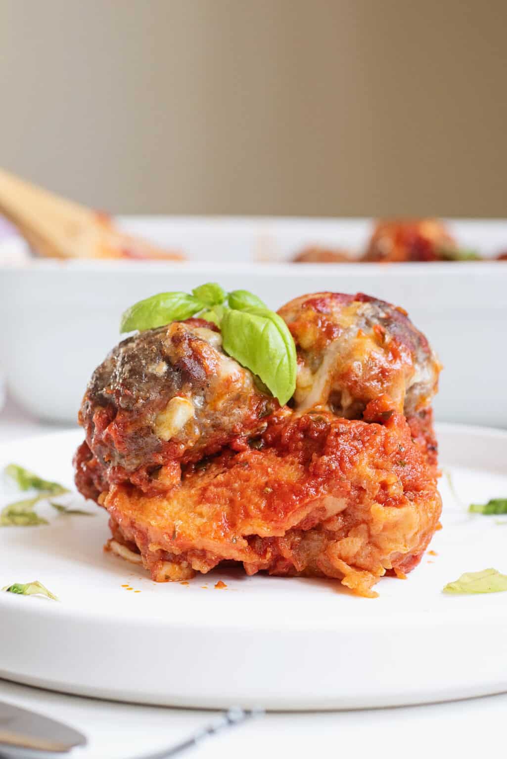 Cheesy Meatball Sub Casserole