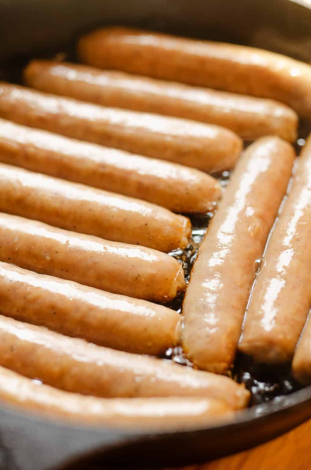 Cheesy Sauerkraut Brat Sliders