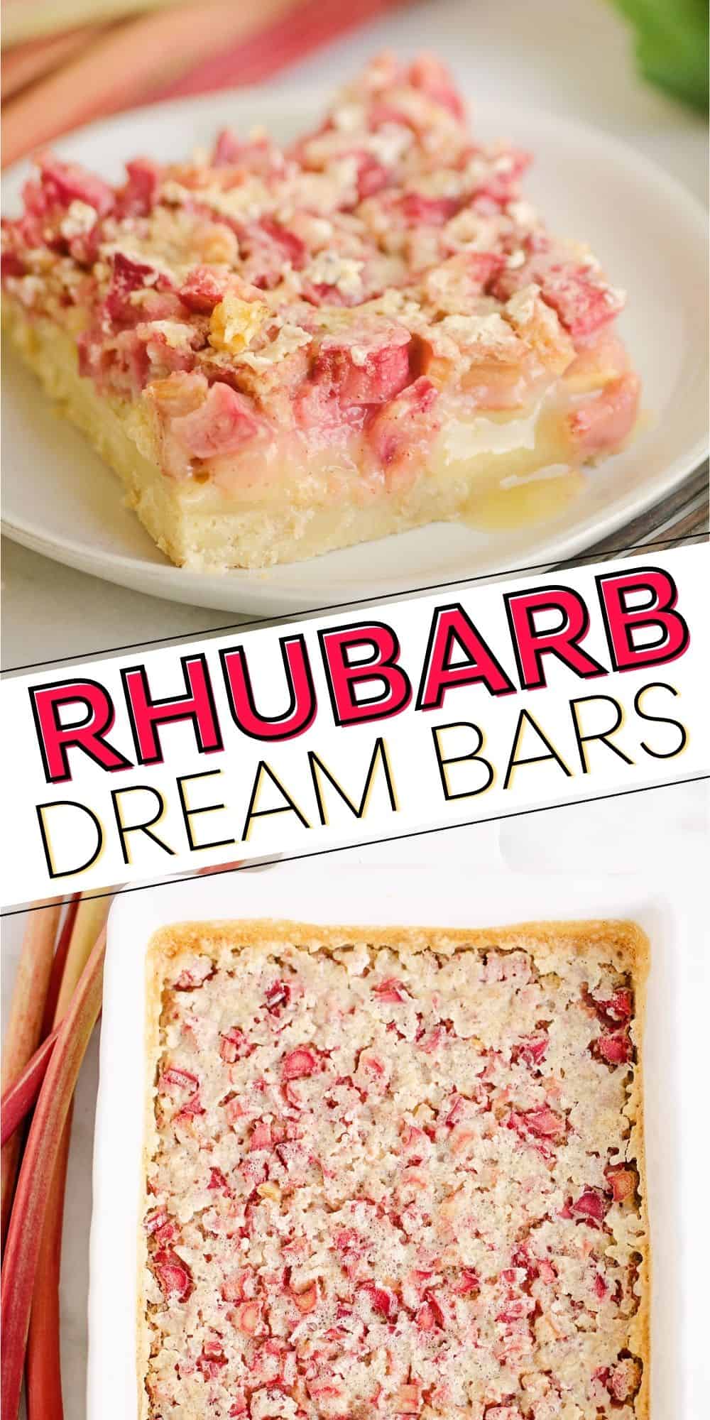 Rhubarb Dream Bars