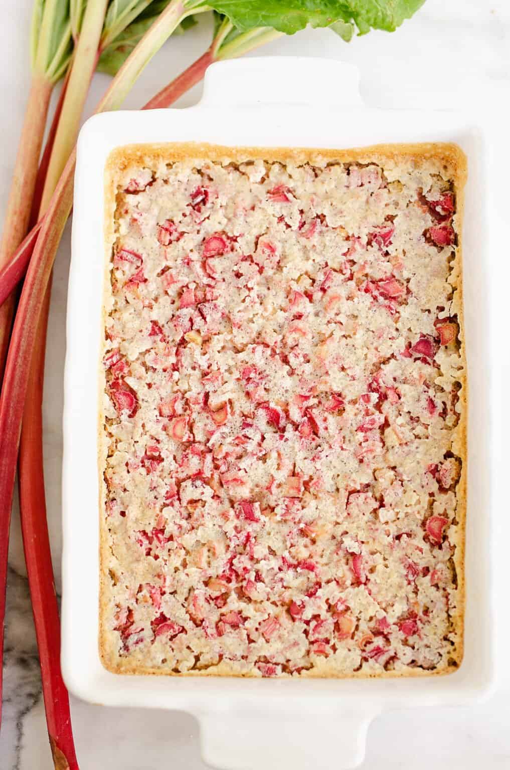 Rhubarb Dream Bars
