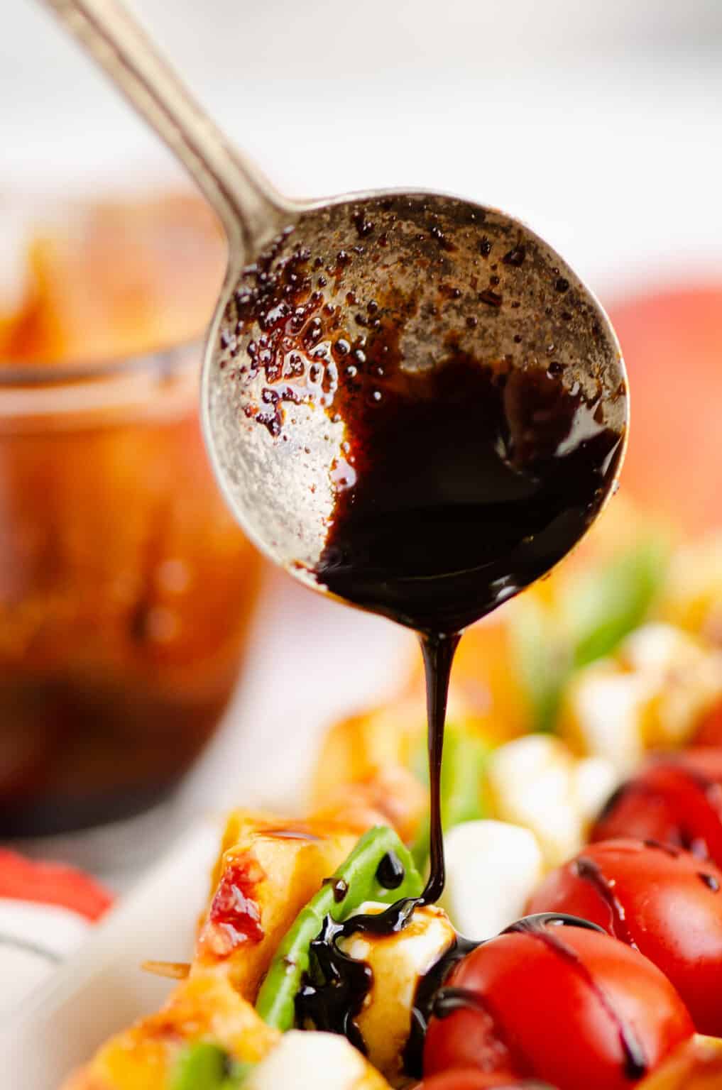 Peach Caprese Skewers