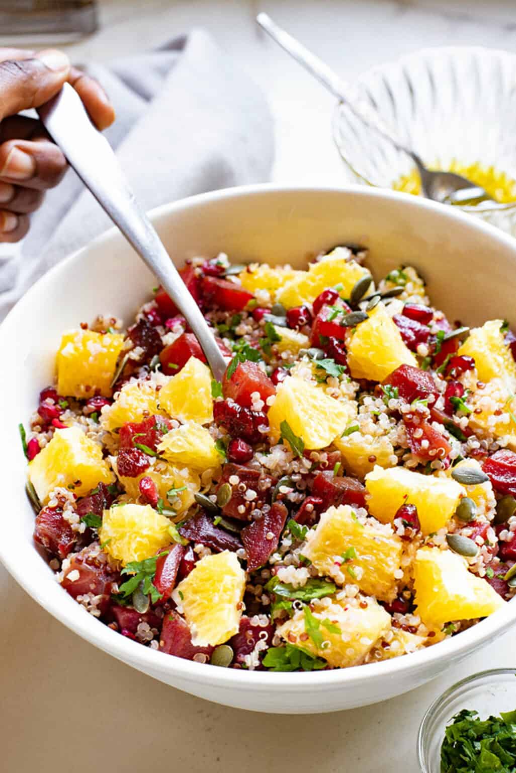 Quinoa Beet & Orange Salad