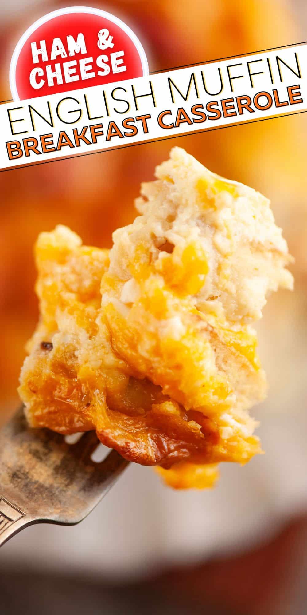 Overnight English Muffin Breakfast Casserole