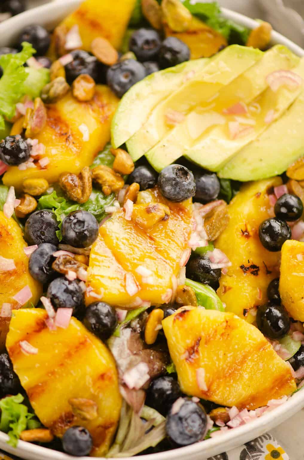 Grilled Pineapple Avocado Salad