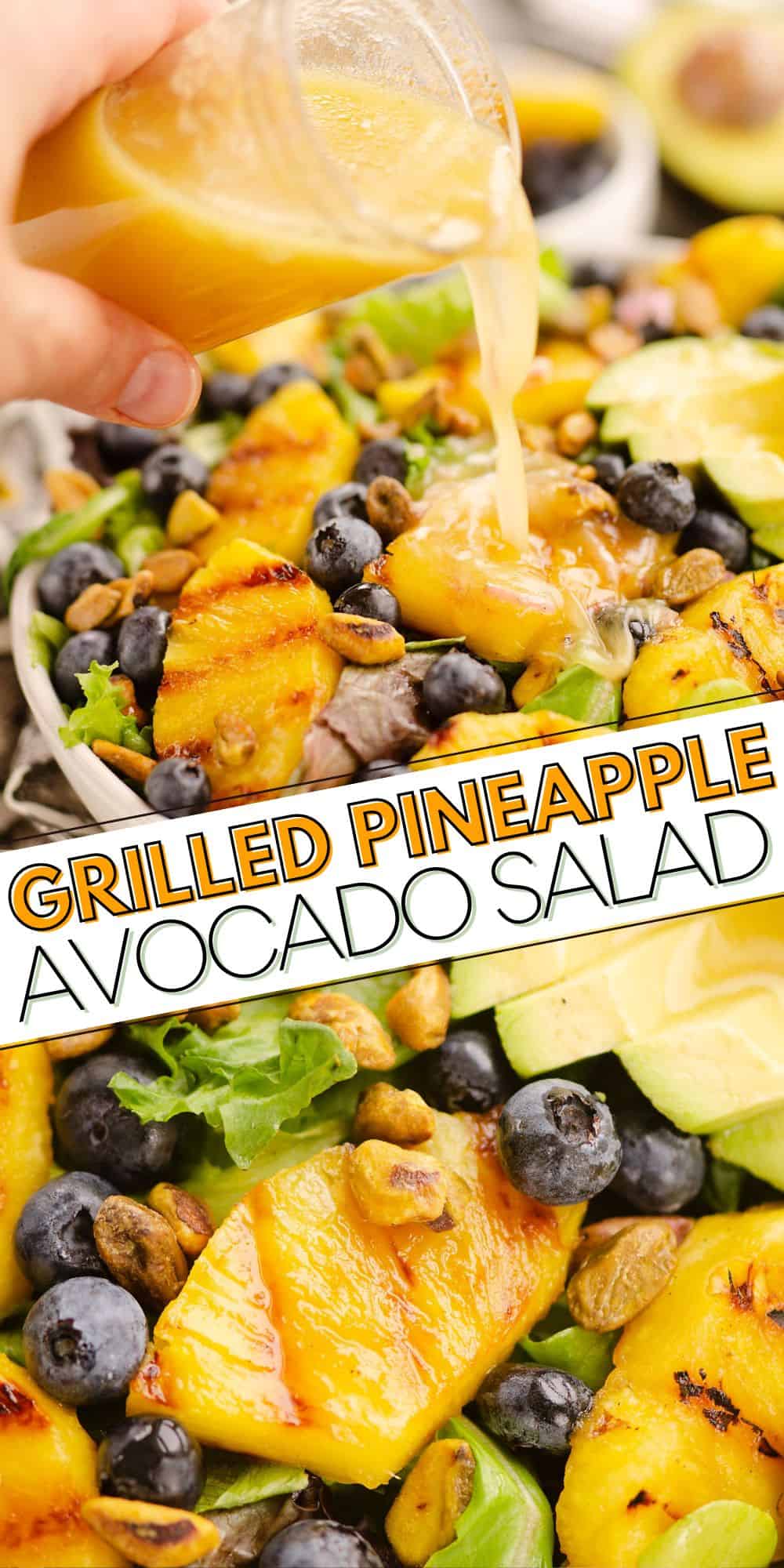 Grilled Pineapple Avocado Salad