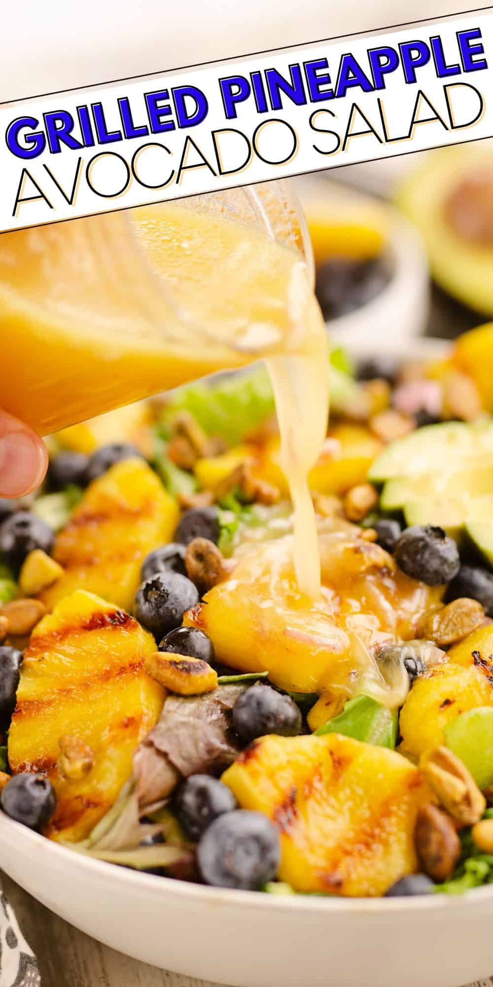 Grilled Pineapple Avocado Salad