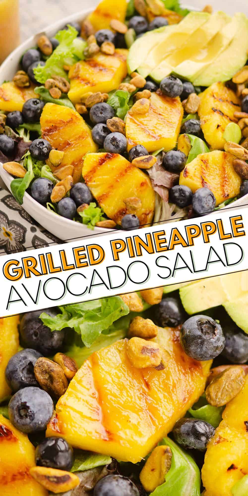 Grilled Pineapple Avocado Salad