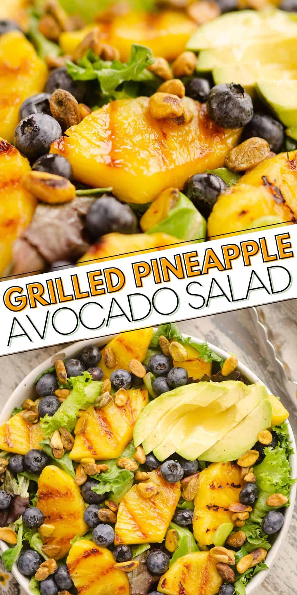 Grilled Pineapple Avocado Salad