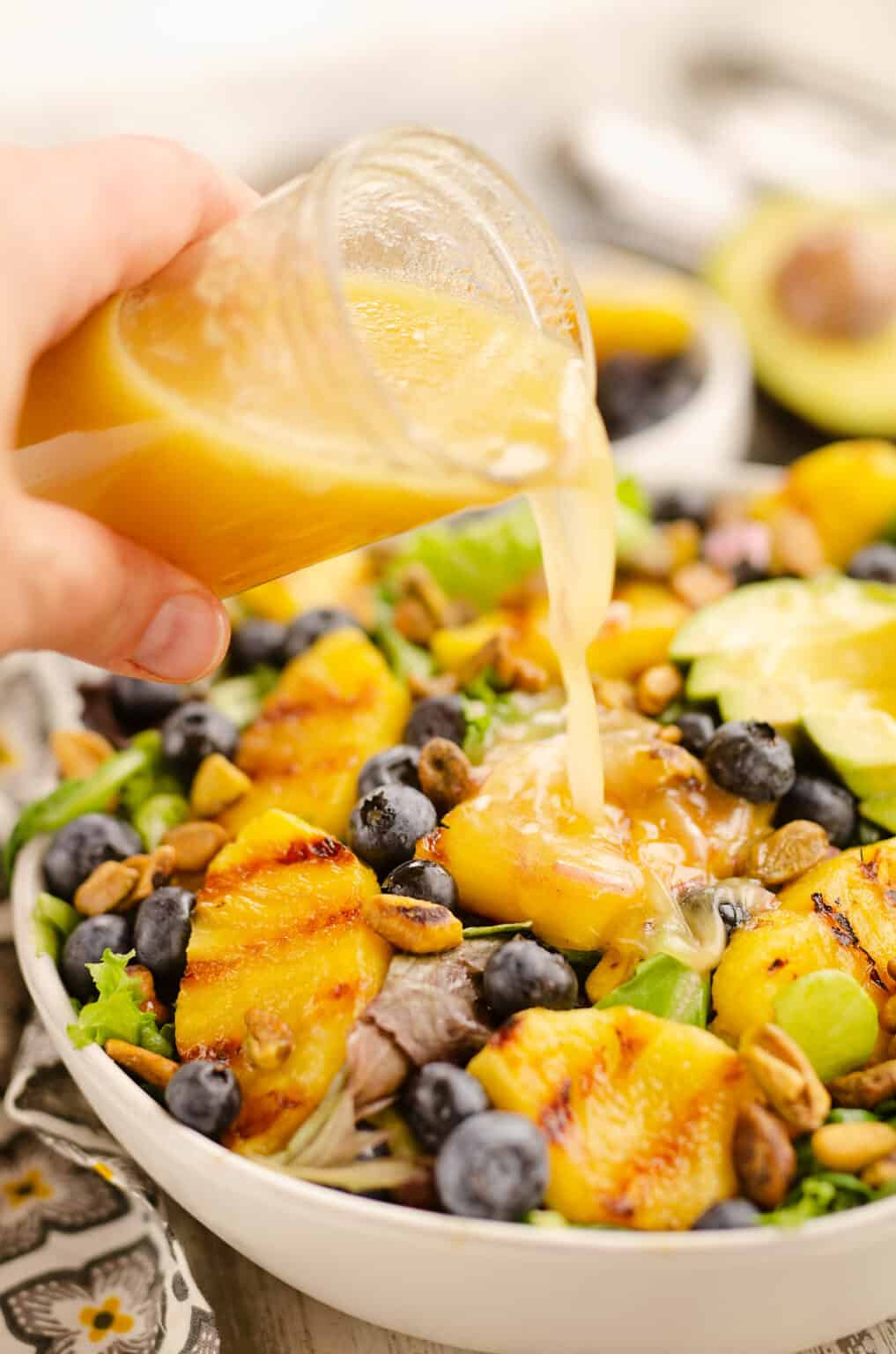 Grilled Pineapple Avocado Salad