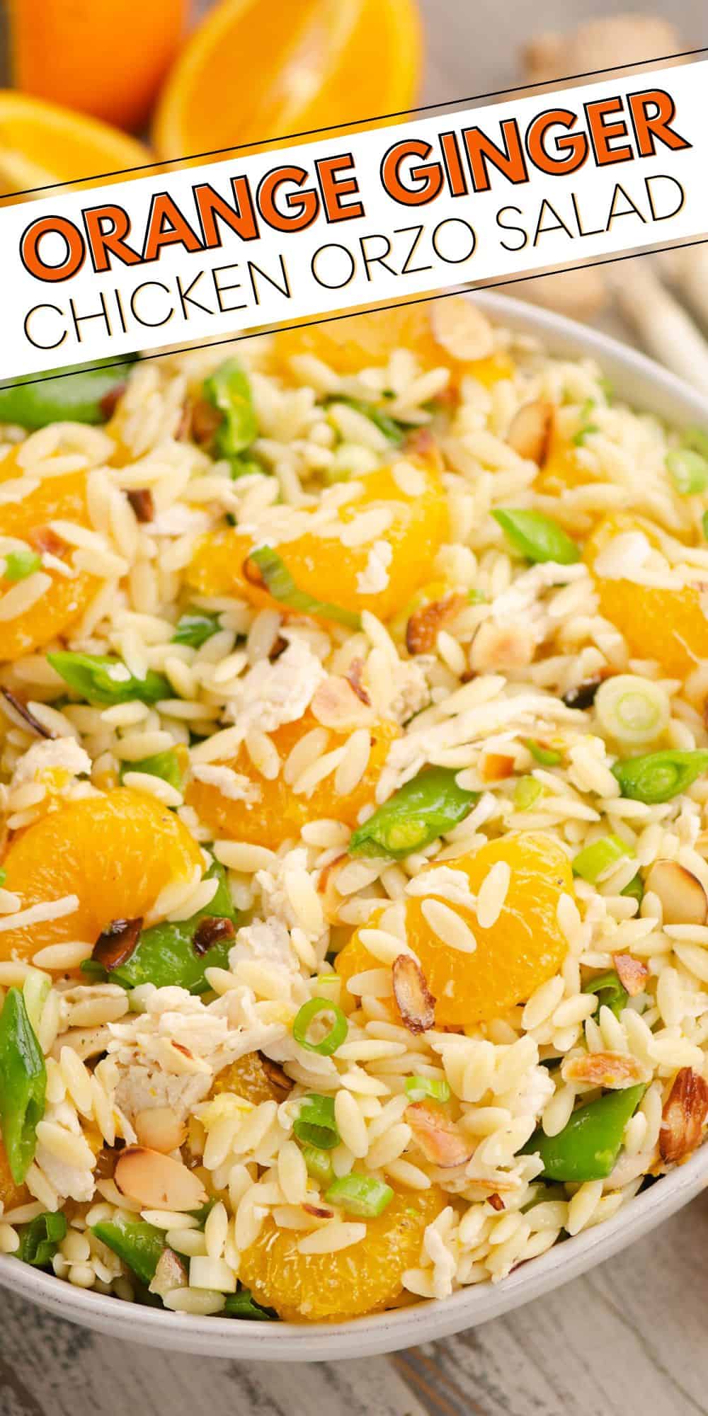 Orange Ginger Chicken Pasta Salad