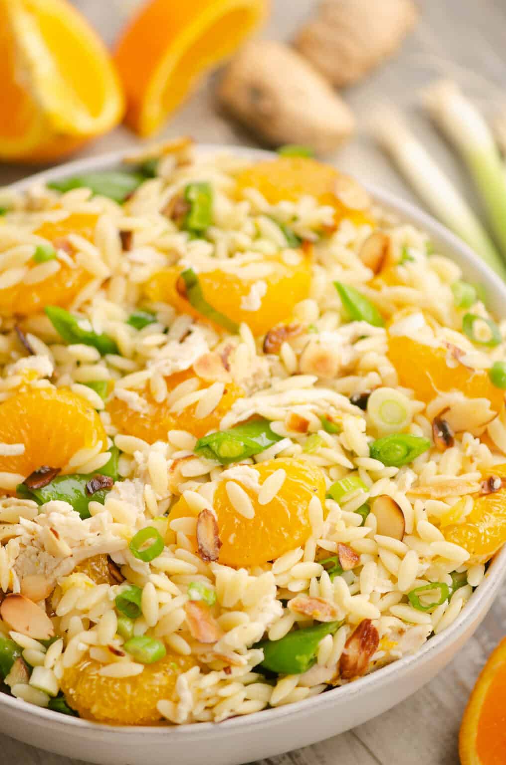 Orange Ginger Chicken Pasta Salad