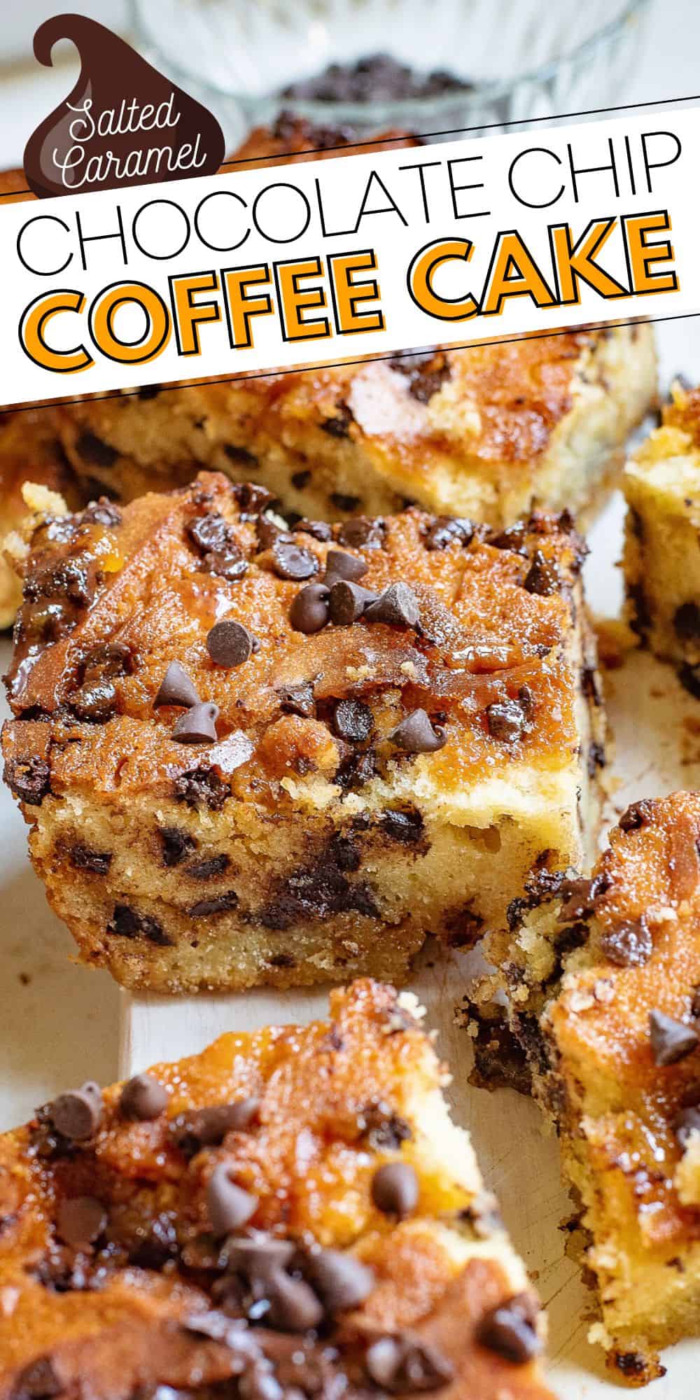 Chocolate Chip Caramel Coffee Cake