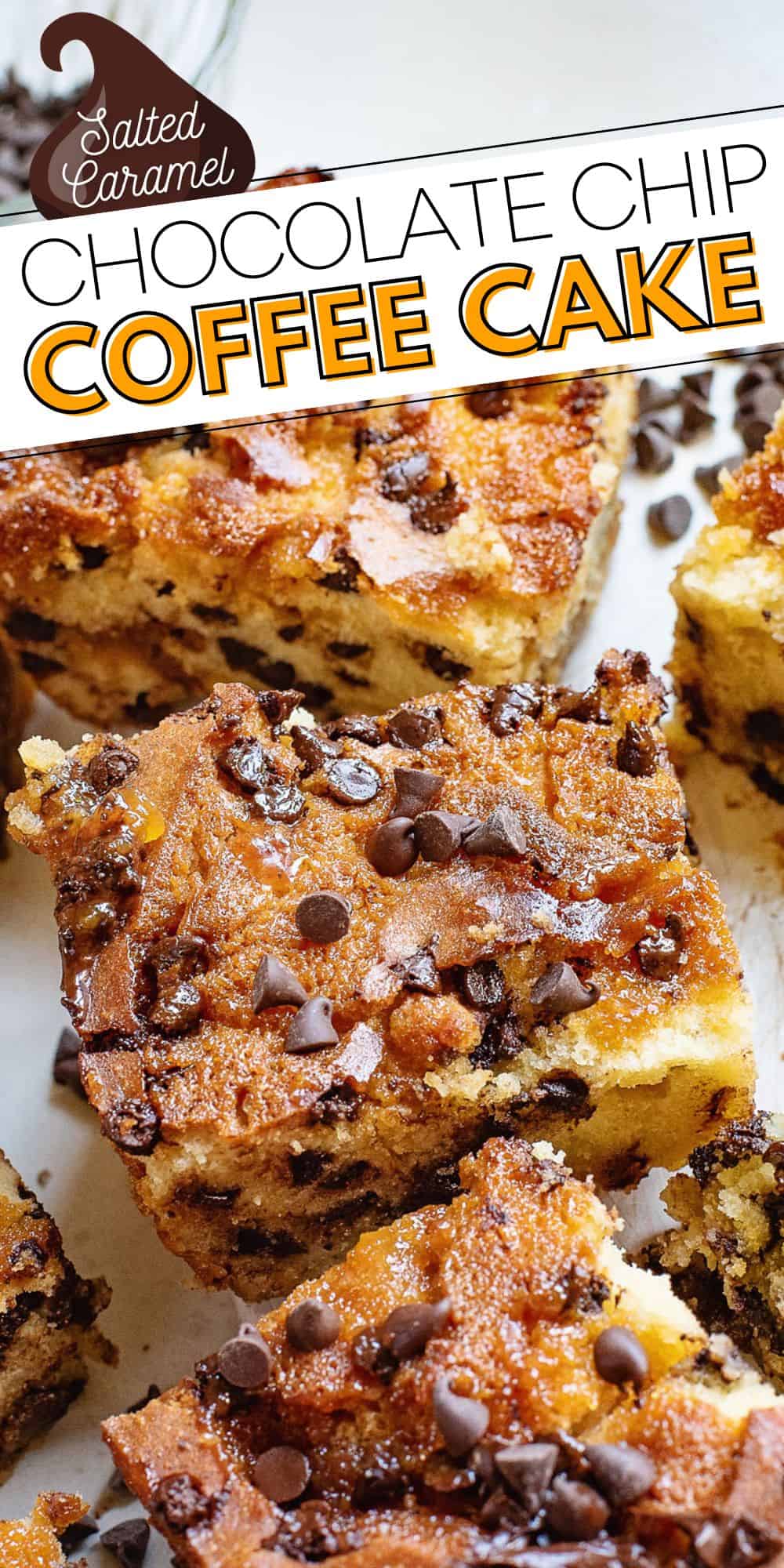Chocolate Chip Caramel Coffee Cake