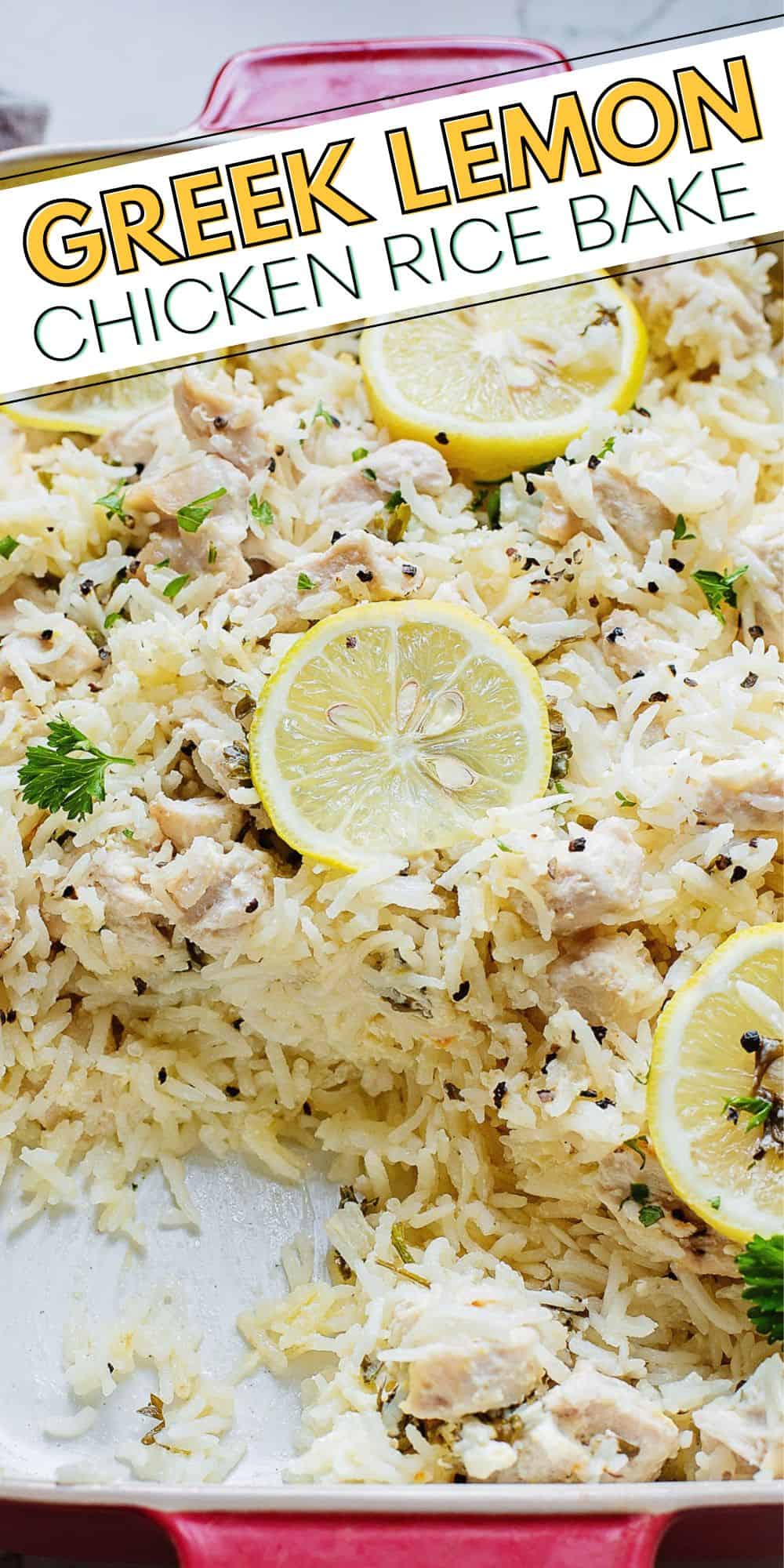 Lemon Chicken & Rice Casserole